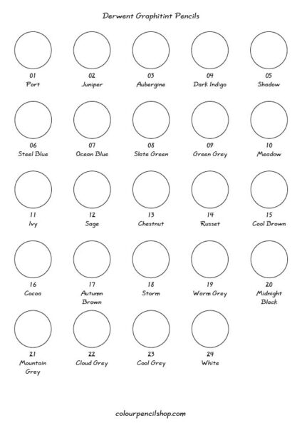 Free Downloadable Colour Charts – colourpencilshop.com